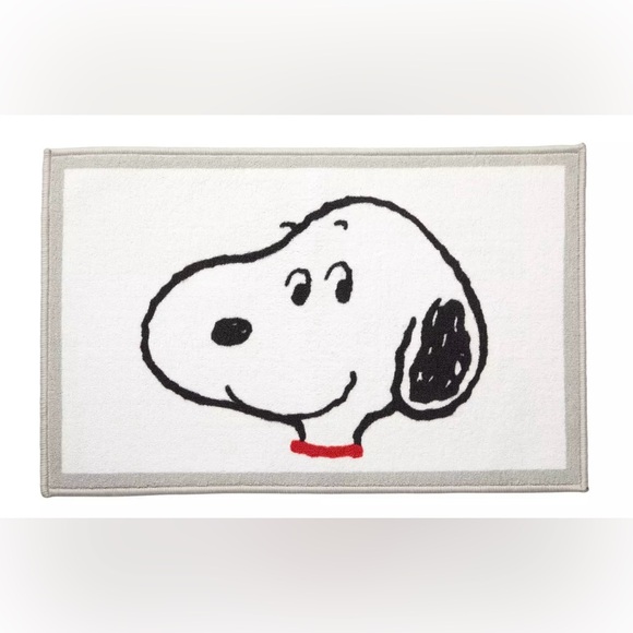 Peanuts | Bath | Peanuts Snoopy Portrait Bath Rug Nwt | Poshmark